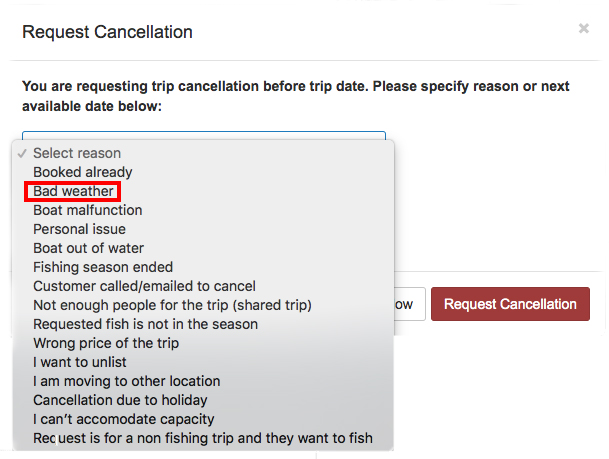 Bad Weather? Here's How to Reschedule Your Trip (Updated 2023)
